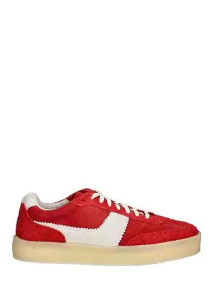 Clarks Tor 80 Suede Sneakers - Red