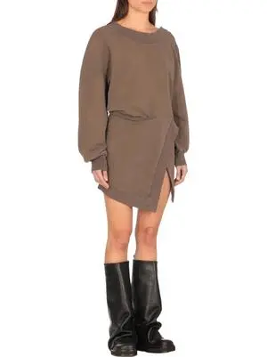 Attico Cotton Dress - Brown