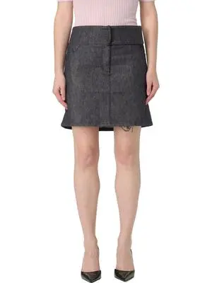 COURREGES A-line Mini Skirt - Grey