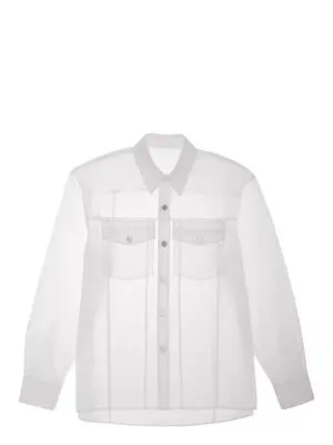 Helmut Lang Poplin Trucker Shirt - White