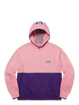 Supreme Hooded Sweater - Pink
