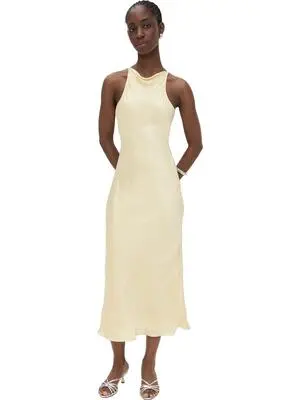 GUIZIO Lina Midi Dress - Honey Butter