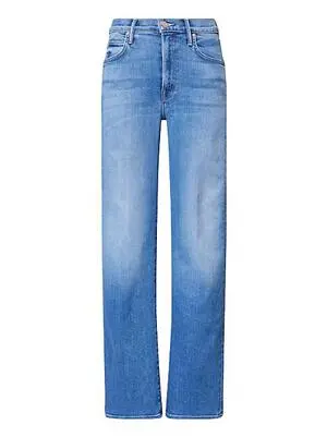 MOTHER The Kick It High-rise Straight-leg Jeans - Fan Favorite