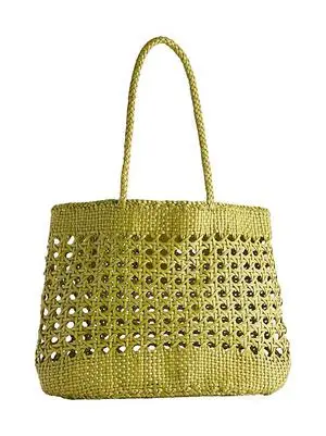 Dragon Diffusion Eclipse Leather Tote - Bamboo Green