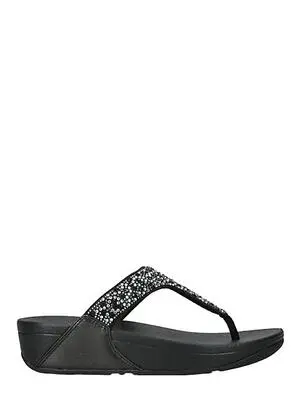 Fitflop Lulu Crystal Rhinestone-embellished Sandals - Black