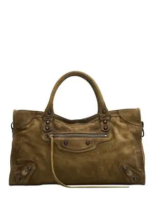 Balenciaga Le City Medium Tote Bag 3503 Khaki