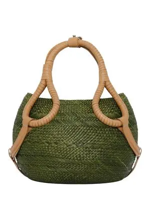 Johanna Ortiz Cannon Ball Mini Palm Tote - Green