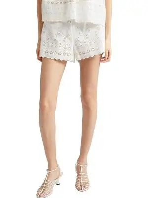 DÔEN Arbre Organic Cotton Eyelet Shorts