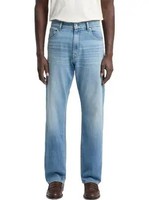 7 For All Mankind Airweft Modern Straight Leg Jeans - Formentera