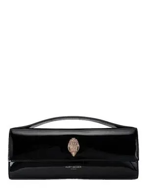 Kurt Geiger Long Bond Leather Top Handle Bag - Black