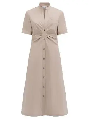CALLAS MILANO Noor Shirt Dress Buff Beige