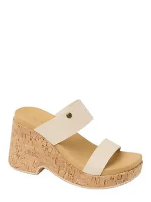 Reef Sunset Ibiza Platform Slide Sandal - Vintage