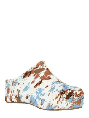 AZALEA WANG AZALEA WANG Darwin Faux Calf Hair Clog
