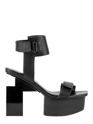 United Nude Cubist Platform Sandals Black