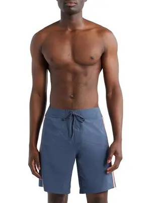 Travis Mathew Racing Ship Board Shorts - Mood Indigo/ Vintage Indigo