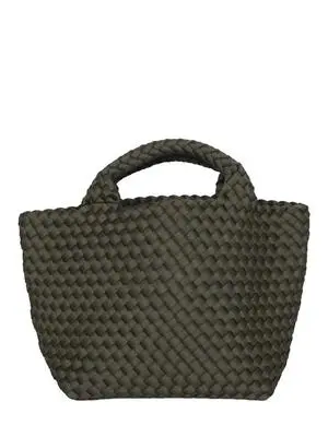 NAGHEDI Woven Tote Bag - Green