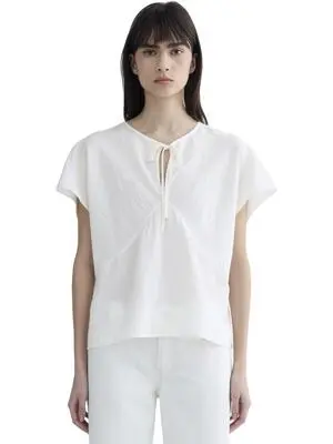 Everlane Keyhole Top - Bone