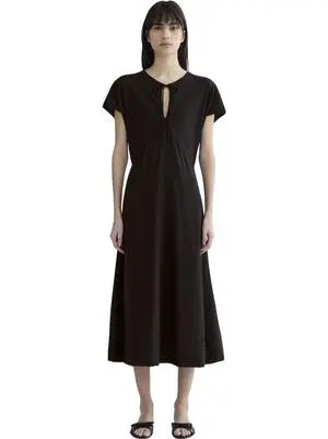 Everlane Keyhole Midi Dress - Black