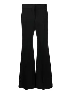 Givenchy Flared-leg Wool Trousers - Black