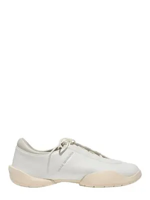 Y3 Regu Leather Sneakers - Cwhite/talc/wonwhi