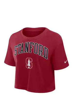 Nike Stanford Athletic Prep Arch Dri-fit College Cropped T-shirt - Red