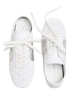 Jeffrey Campbell Aleta Sneakers - White Metallic