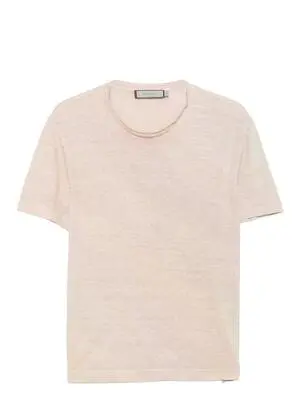 Canali Linen T-shirt - Neutrals
