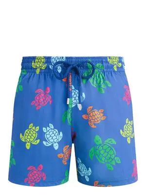 Vilebrequin Turtle-print Swim Shorts - Blue