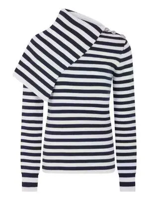 Rabanne Striped Sweater - Blue