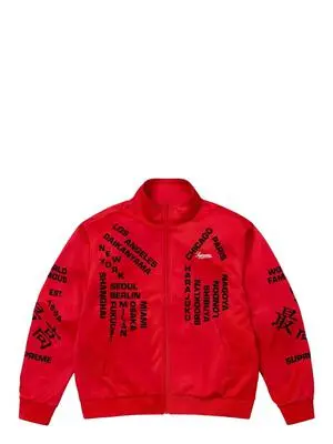 Supreme Worldwide "ss 25" Track Jacket - Red