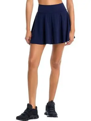 Aqua Athletic Perforated Skort Navy