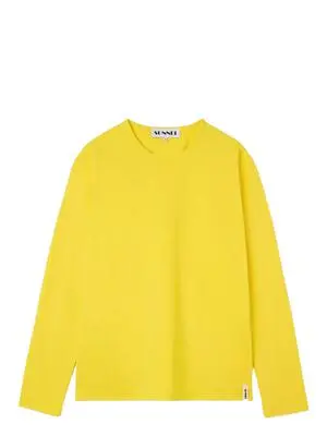 Sunnei Long Sleeve T-shirt - Yellow