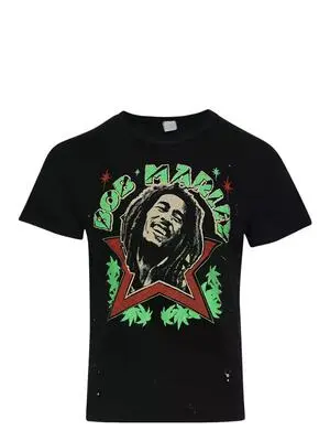 MadeWorn Bob Marley T-shirt - Black