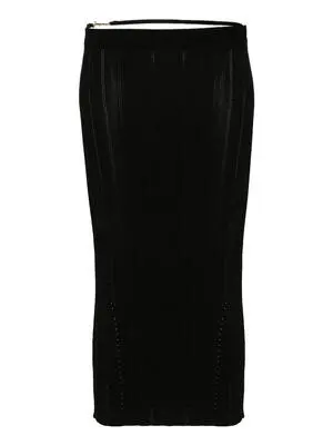 Jacquemus La Jupe Pralu Midi Skirt - Black