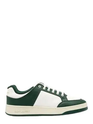 Saint Laurent SL/61 Leather Sneakers Green