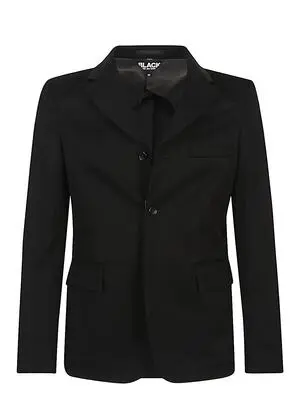 Comme Des Garçons Single-breasted Jacket - Black