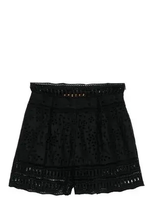 Ermanno Scervino Lace Shorts - Black