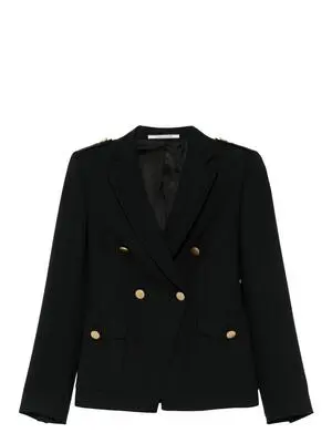 Tagliatore Wool Double-breasted Jacket - Black