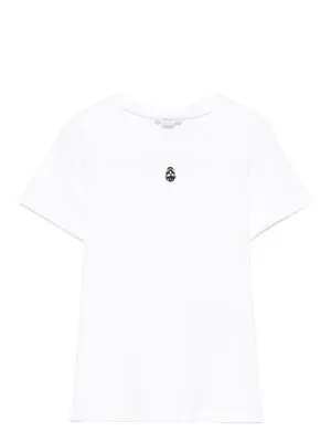 Alexander McQueen Skull Cotton T-shirt - White