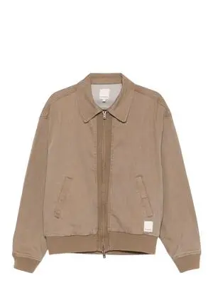 Emporio Armani Cotton Blouson Jacket - Brown