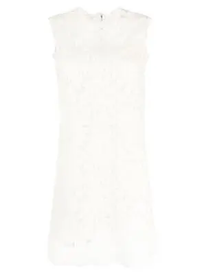 Dolce & Gabbana Lace Mini Dress - White