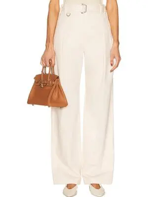 Burberry High Waisted Pleated Trousers - Lunar