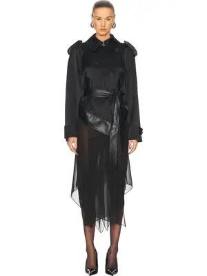 Helmut Lang Belted Trenchcoat - Black