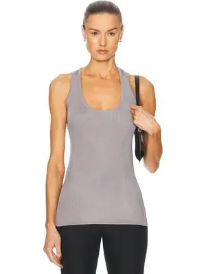 Helmut Lang Twist Tank Top - Grey Lavender