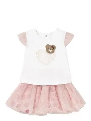 MAYORAL Baby Rose Skirt Set - Pink