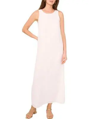 Vince Camuto Textured Sleeveless Maxi Dress - New Ivory