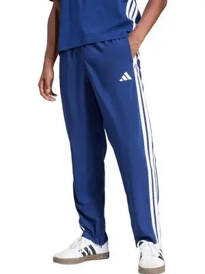 Adidas Essentials 3-stripes Stanford Pants Open Hem - Dark Blue / White