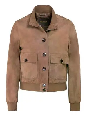 MOORER Leather Jacket - Brown