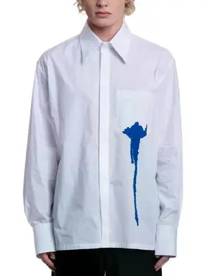 ACHILLES ION GABRIEL Cotton Shirt - White