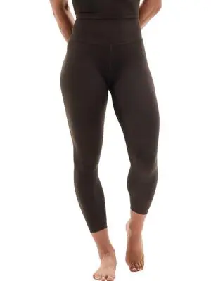 Athleta Transcend High Rise 7/8 Legging Truffle Brown